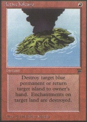 Active Volcano ~ Heavily Played Legends MTG Magic UltimateMTG Red Card ...