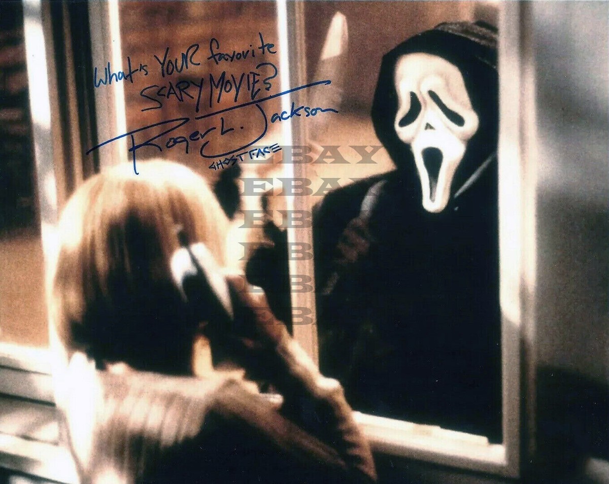 Roger L Jackson Roger L. Jackson Autographed Toony Terror Ghostface
