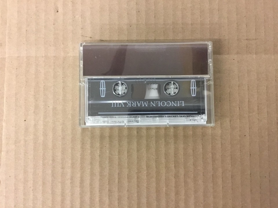 Original 1994 Lincoln Mark VII Cassette Tape | eBay