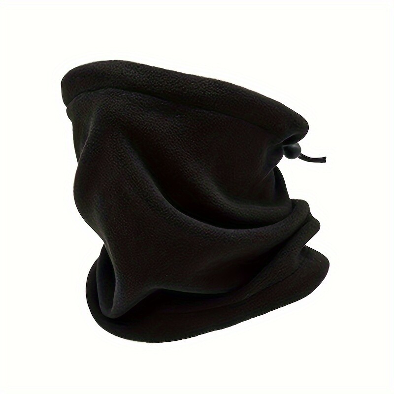 Mens Neck Gaiter Fleece Neck Warmer Outdoor Windproof Face Mask Winter ...