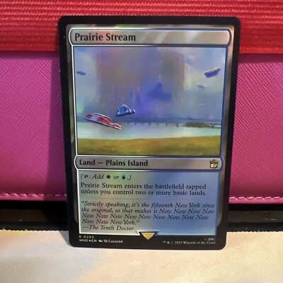Prairie Stream Foil Doctor Who WHO MTG Magic The Gathering Pack Fresh ...