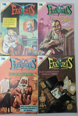 Fantomas La Amenaza Elegante #2,3,5,6 Spanish Mexico 1969 Comic Books ...