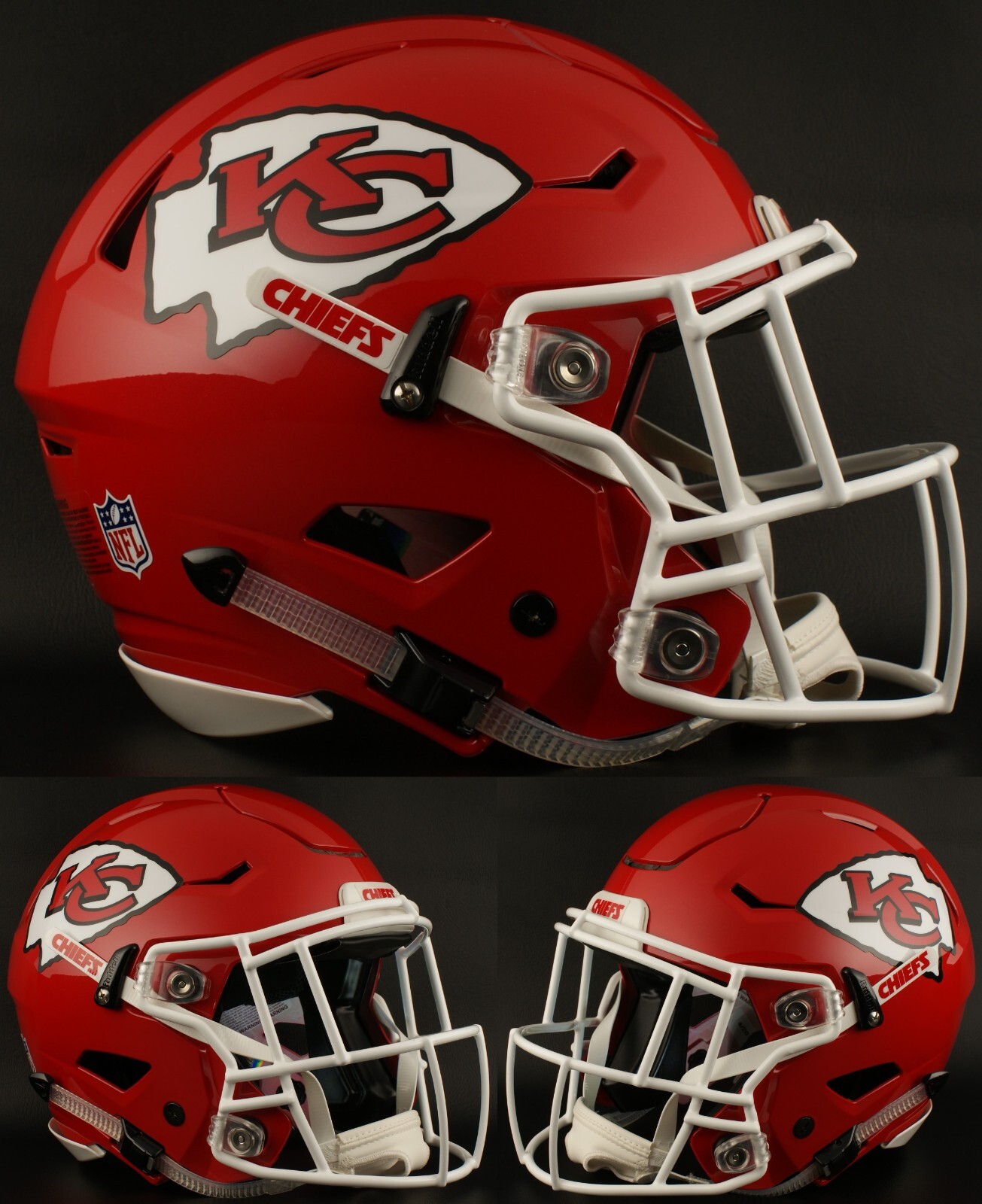 KANSAS CITY CHIEFS NFL Riddell SPEEDFLEX Authentic Gameday Football ...