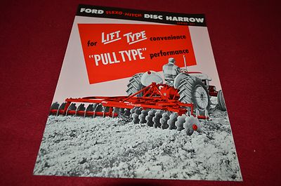 Ford Tractor Series 201 Flex Hitch Disc Harrow Dealer's Brochure LCPA3 ...