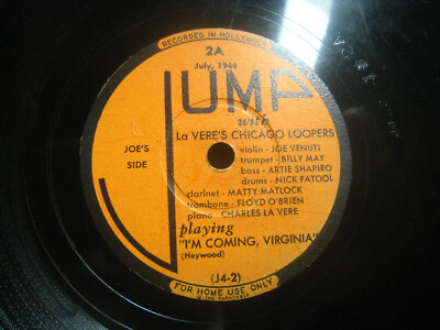 La Vere's Chicago Loopers I'm Coming, Virginia / Sunday *Jump 2 10" 78 ...