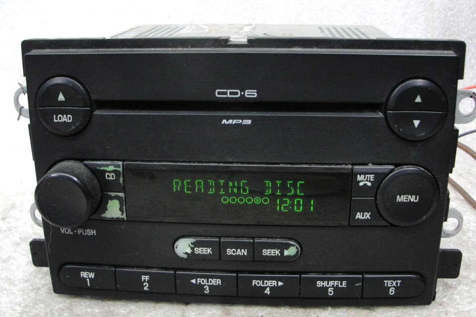 Ford OEM 6CD player MP3 AMFM RADIO Freestyle Five Hundred Taurus F150 ...