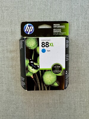 Genuine HP 88XL Cyan Ink OfficeJet Pro K550 K5400 K8600 L7480 L7650 Exp ...