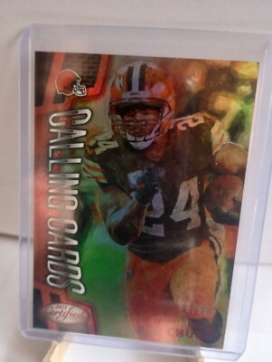 2023 Certified NICK CHUBB Calling Cards 75/99 Cleveland Browns #CALL-18 ...