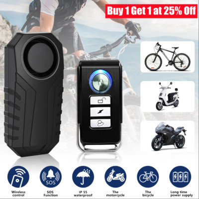 Wireless Anti-Theft Security Alarm Motorcycle Bike Mobility Scooter Alarm Remote | eBay UK