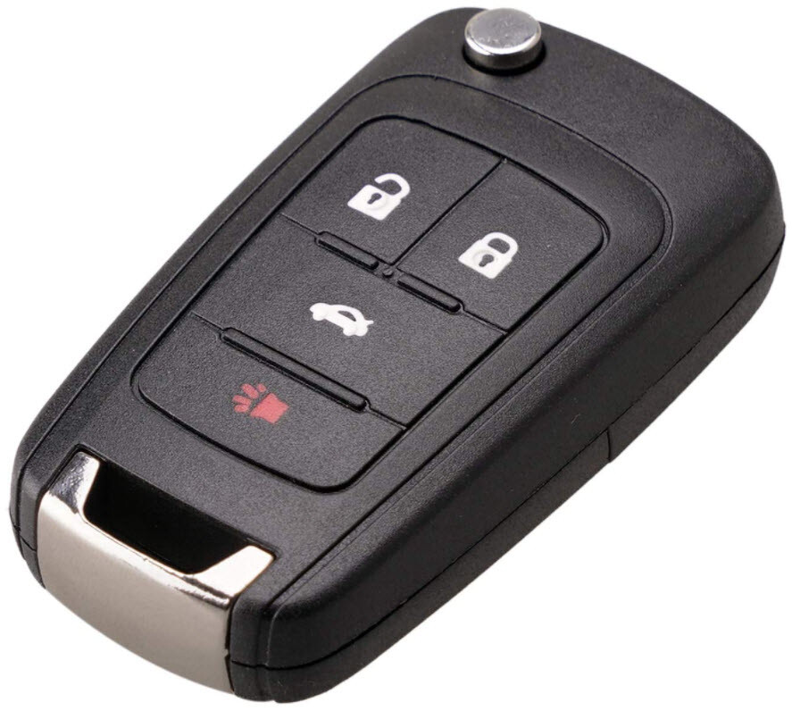 For Chevy GM Replacement Switchblade Flip Key 4 Buttons Remote Fob ...