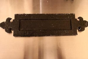 ANTIQUE CAST IRON RECLAIMED LETTER BOX COTTAGE VINTAGE LETTERBOX | eBay