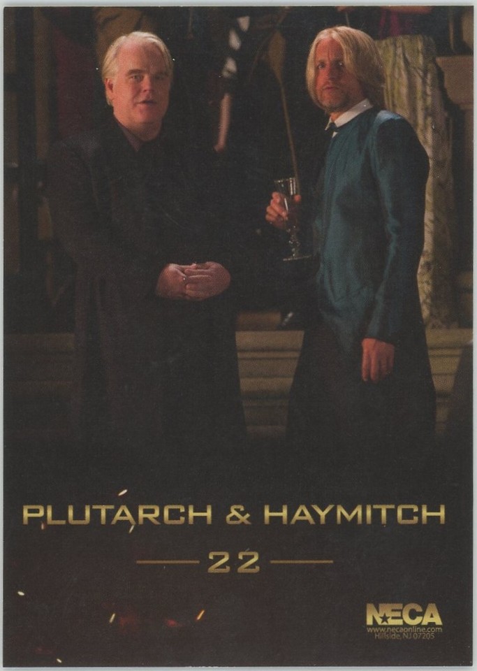2013 NECA The Hunger Games Catching Fire Plutarch & Haymitch #22 | eBay