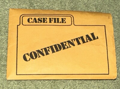 Clue 1992 Case File Confidential Envelope Replacement Piece | eBay