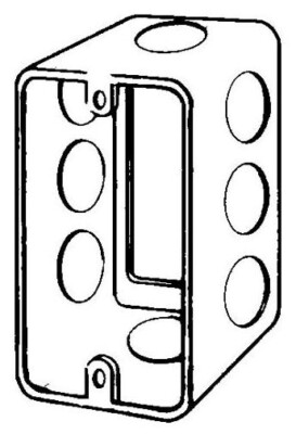Appleton O-Z/G 4SSLE-1/2, Electrical Handy Box Extension Ring, 4 X 2-1/ ...