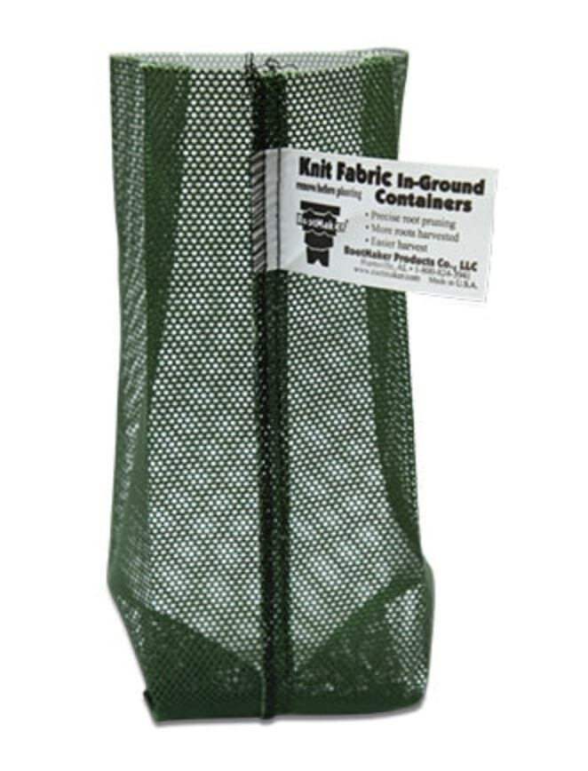 (20) RootMaker - 3 Qrt - Knit Fabric 5" x12" Tree Plant Grow Bag Pot ...