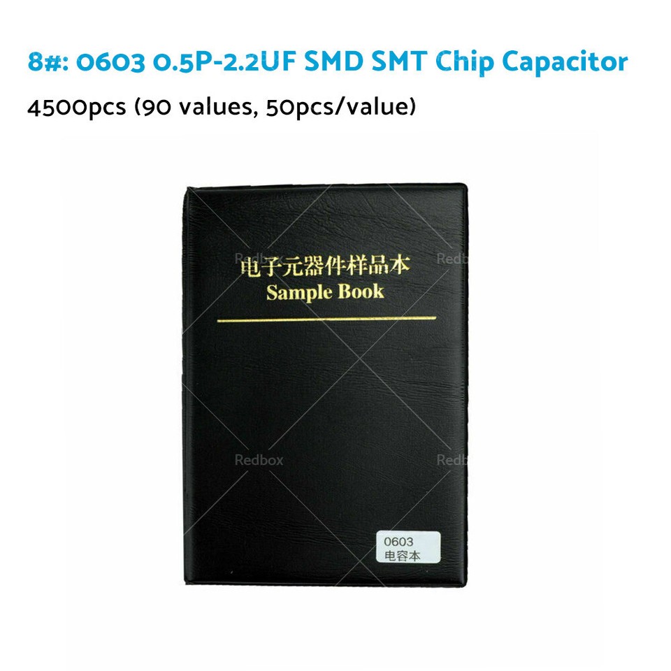 1x 0201/0402/0603/0805/1206 SMD/SMT Capacitor Chip Resistor Samples ...