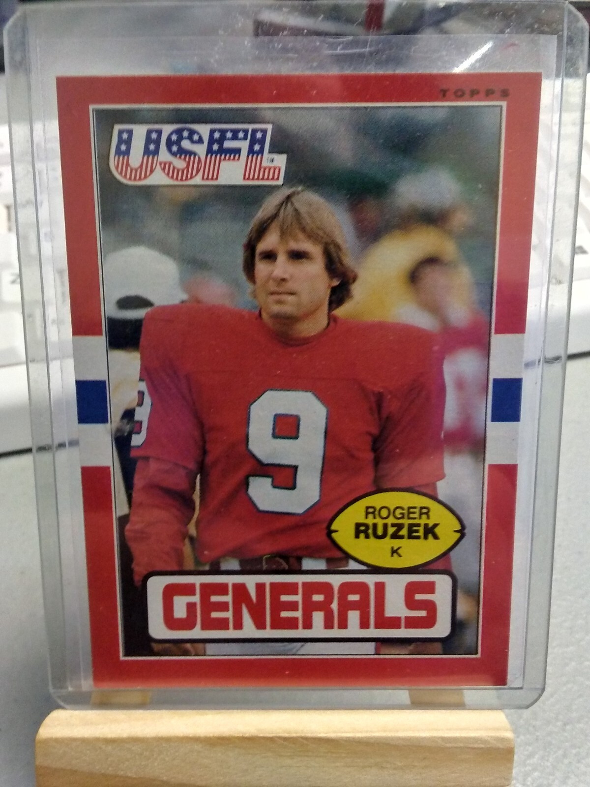 1985 Topps USFL #85 ROOKIE RC Roger Ruzek -New Jersey Generals- | eBay
