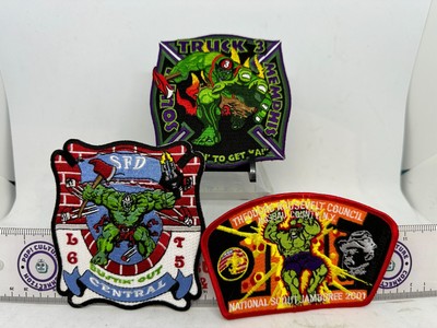 Marvel Incredible Hulk Fire Department Patches Lot Of 3x | eBay