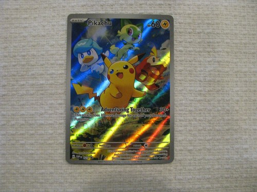 Pikachu 027 Sv: Scarlet & Violet Promo Card Holo | eBay