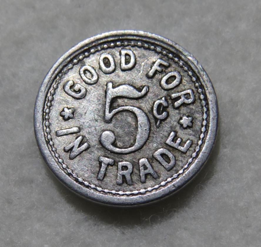 BEAVERTON ORE. S. MAPES 5¢ OREGON TOKEN | eBay