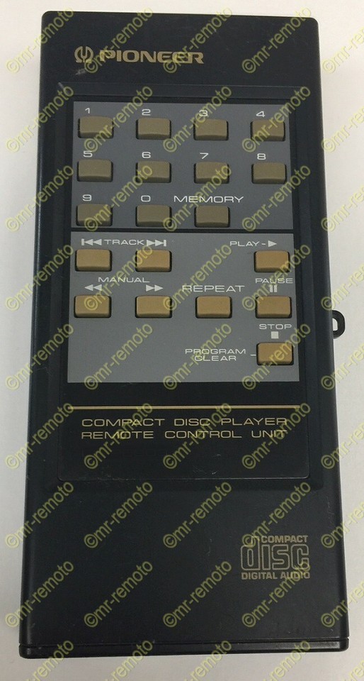 OEM Genuine PIONEER Remote Control for CD Player Model PD-6030 | eBay