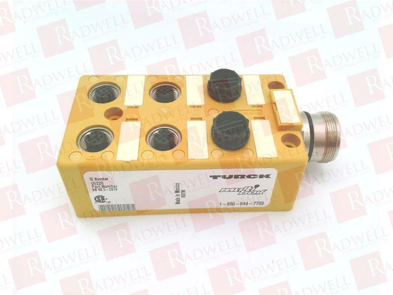 Turck VB 60.5-cs19 EUROFAST Multi Port Junction Block U0220 #160950 for ...