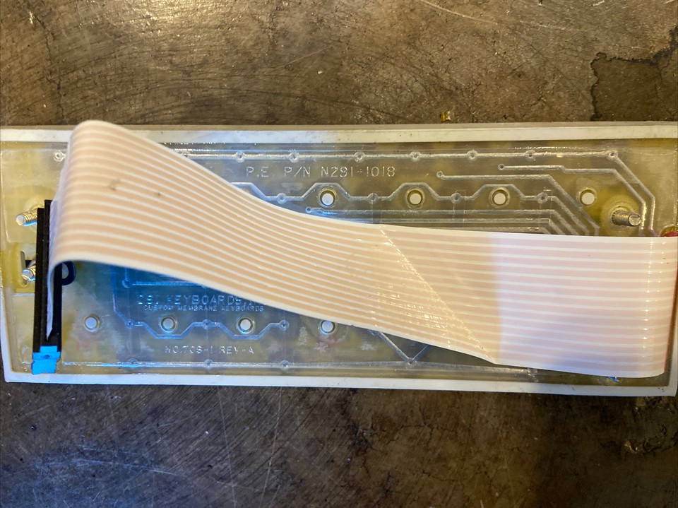 CSI Keyboard P/N N291-1018 w/ ribbon cable | eBay