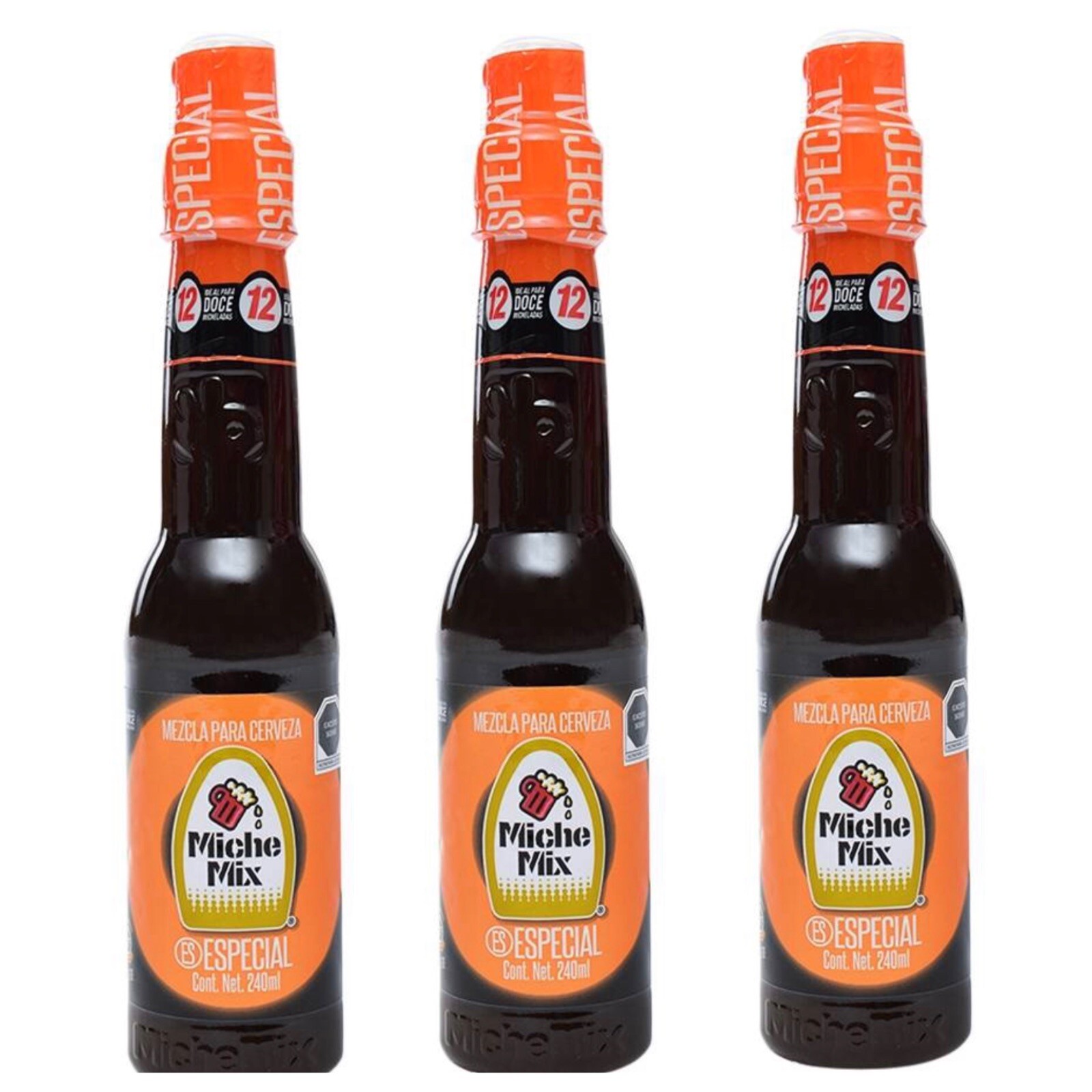 3X MICHE MIX ESPECIAL MICHELADA MIX - 3 BOTTLES / 3 FRASCOS - FREE ...