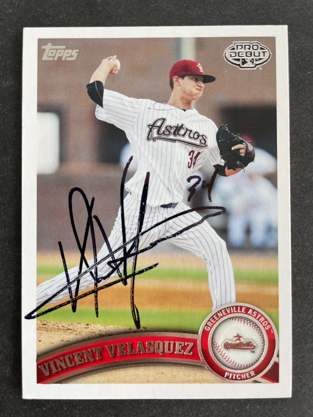 2011 Topps (Pro Debut) SIGNED: Vincent Velasquez #42 | eBay