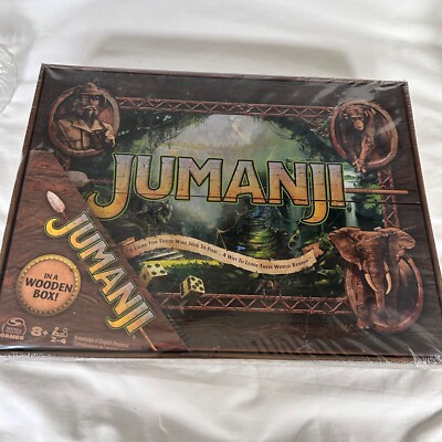 Jumanji Board Game Wooden Box Classic Retro Real Wood Case | eBay