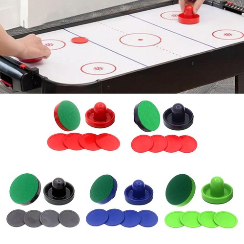 Air Hockey Pushers and Air Hockey Pucks, Small Size Goal Handles ...