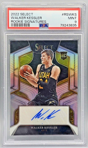 2022-23 Panini Select Walker Kessler Rookie Signatures SILVER SP /249 ...