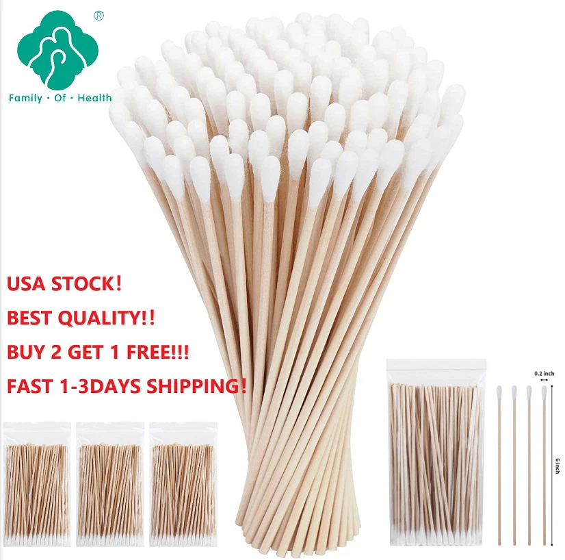 Long Wooden Q Tips