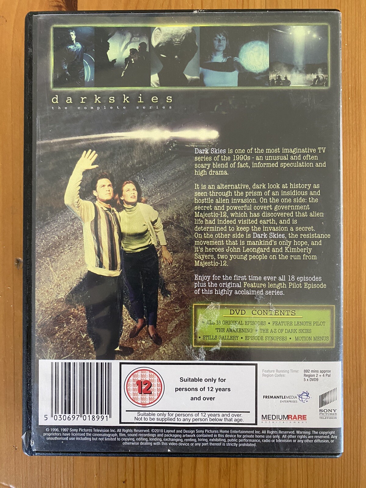 Dark Skies - The Complete Series (Box Set, DVD, 1996) for sale online ...