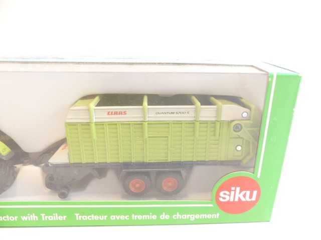 SIKU Farmer 1846 Claas Traktor mit Ladewagen 1 87 online kaufen | eBay