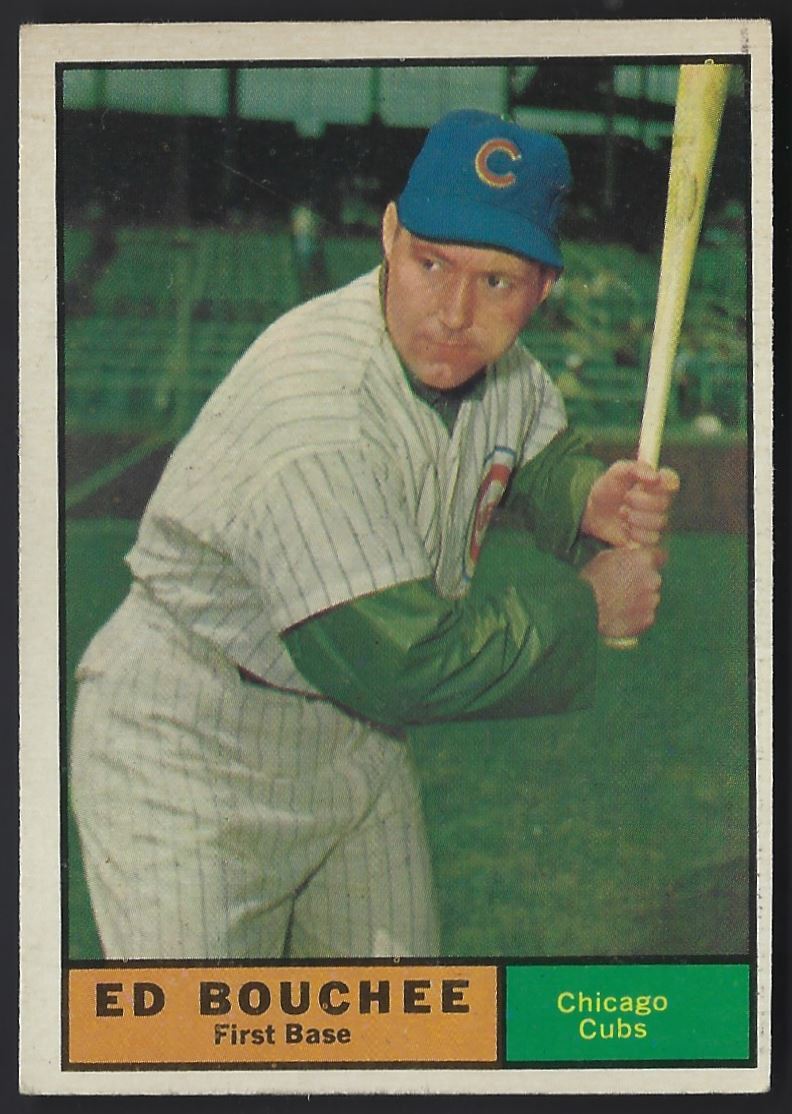 1961 Topps Ed Bouchee ** Chicago Cubs #196 | eBay