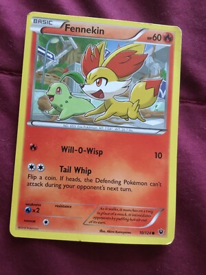 Pokemon Card Fennekin 10/124 Fates Collide Set | eBay