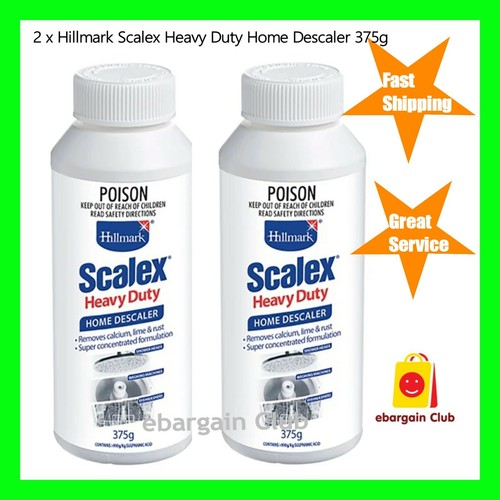 2 x Hillmark Scalex Heavy Duty Home Descaler 375g - Removes Calcium ...