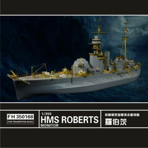 Flyhawk FH350168 1/350 HMS Roberts Monitor Detailing Set (for Trumpeter ...