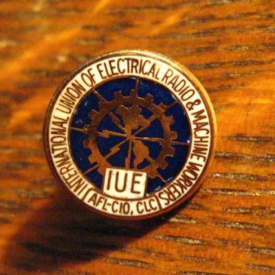 IUE Union Pin - Vintage International Union Electrical Radio Machine ...