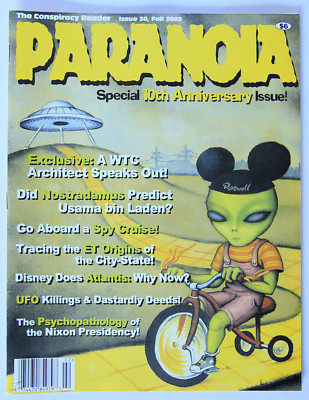 Paranoia Magazine Vol 9 #2 Issue 30 [Fall 2002] | Hugh D'Andrade Cover ...