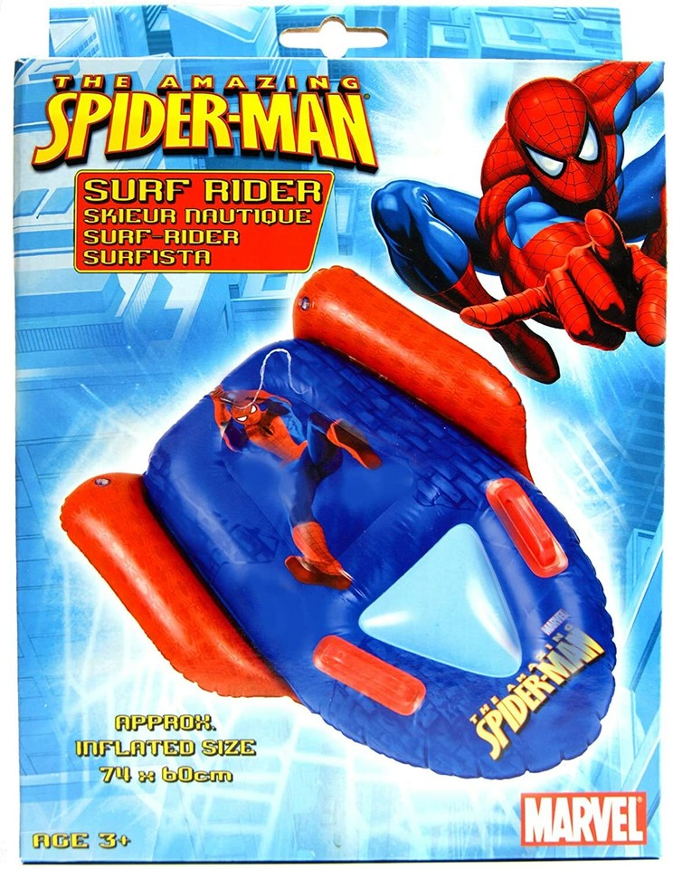 Spiderman Surf Rider Inflatable Surf Board | eBay