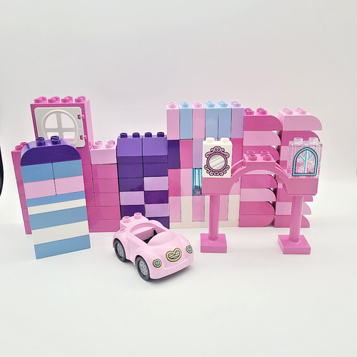 Lego Duplo Pink Purple Bricks and Specialty Blocks Lot Girls Princess ...