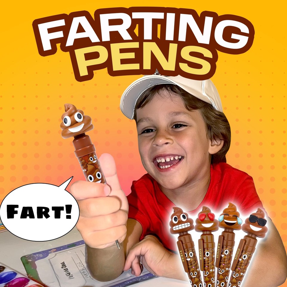 Farting Poop Pen with Multiple Funny Sounds - Perfect Halloween Games ...