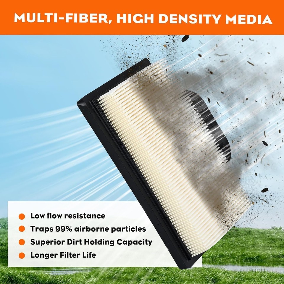 Air Oil Filter Kit For John Deere L120 L111 L118 LA120 LA130 LA150 Lawn ...