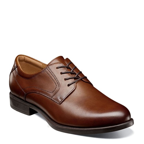 Men's Florsheim, Medfield Plain Toe Oxford 11576-221 Cognac LEATHER | eBay