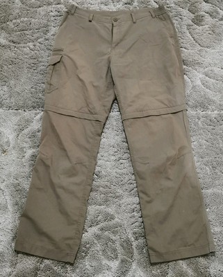 Brasher Convertible Walking Trousers Hiking Pants Men's W38 L33 Khaki ...