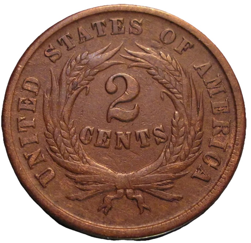 1864 Two Cent Piece VERY FINE | eBay