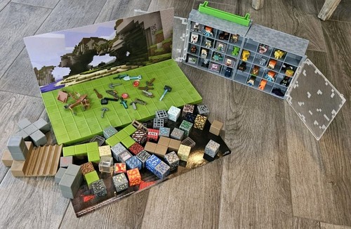 Minecraft Mini Figure Series w/ Carrying Case & Stop Motion Mixed Lot ...