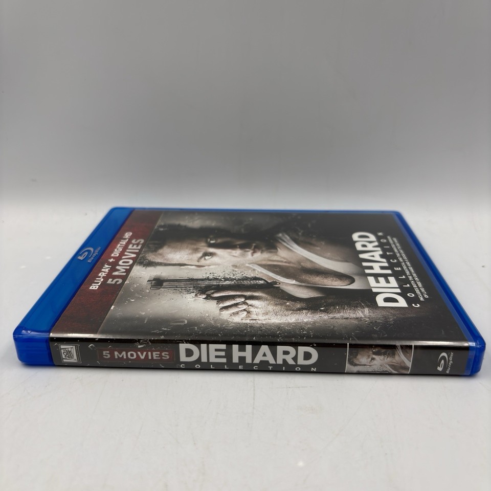Die Hard 5 Movie Collection (Blu-ray + Digital, 5 Disc Set) Bruce ...